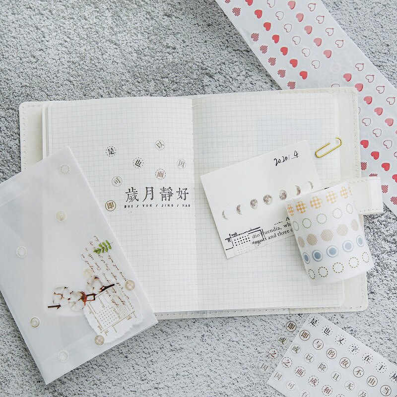 Colorful Salty Dots Washi Tape Round Stickers Dot ... – Vicedeal