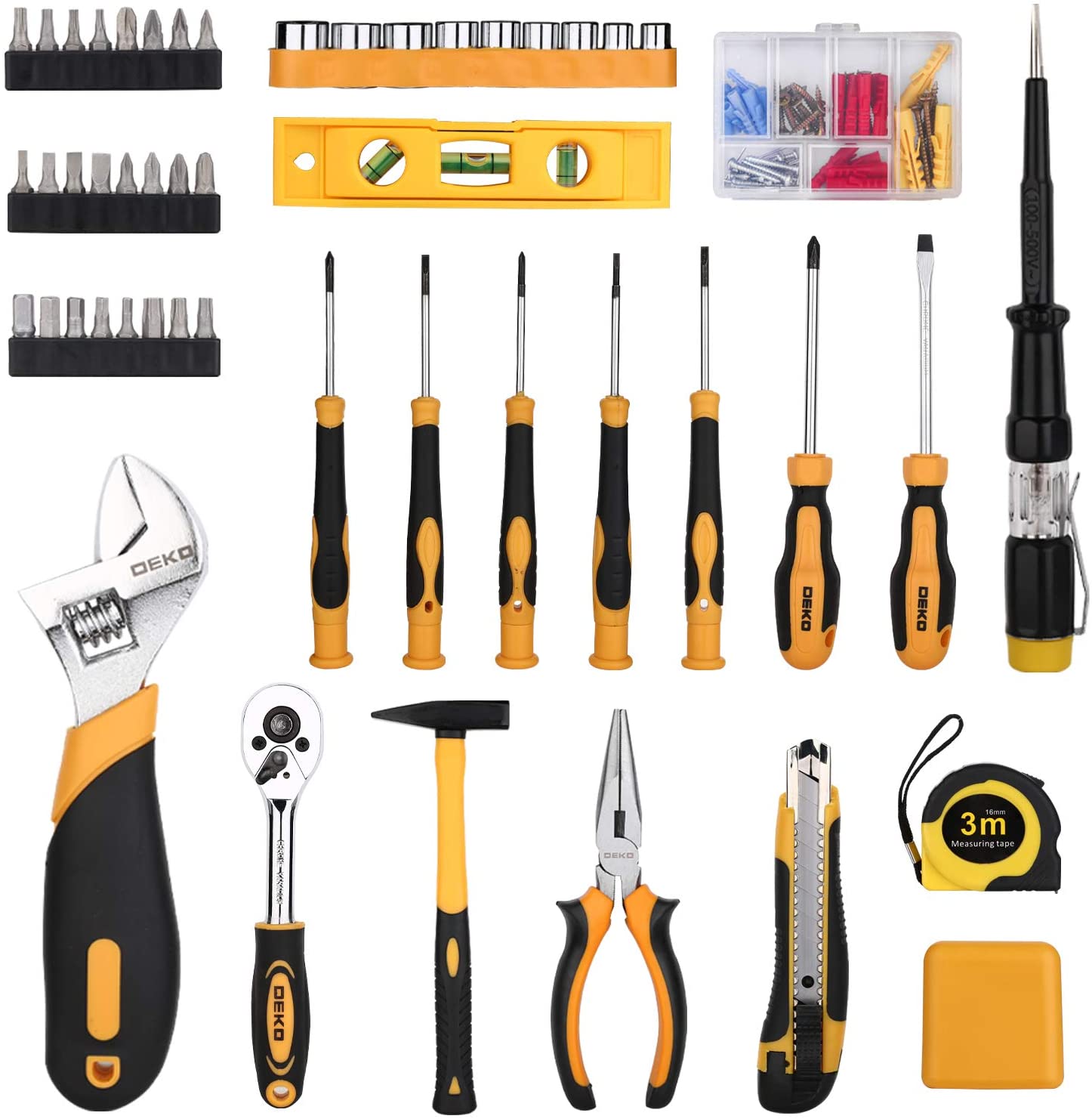 138 Piece Home Tool Kit, Universal Repair Tool Set... – Vicedeal