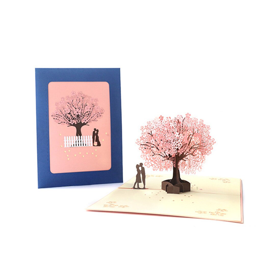 Wedding Cards Cherry Blossom Shape Lace Wedding In... – Grandado