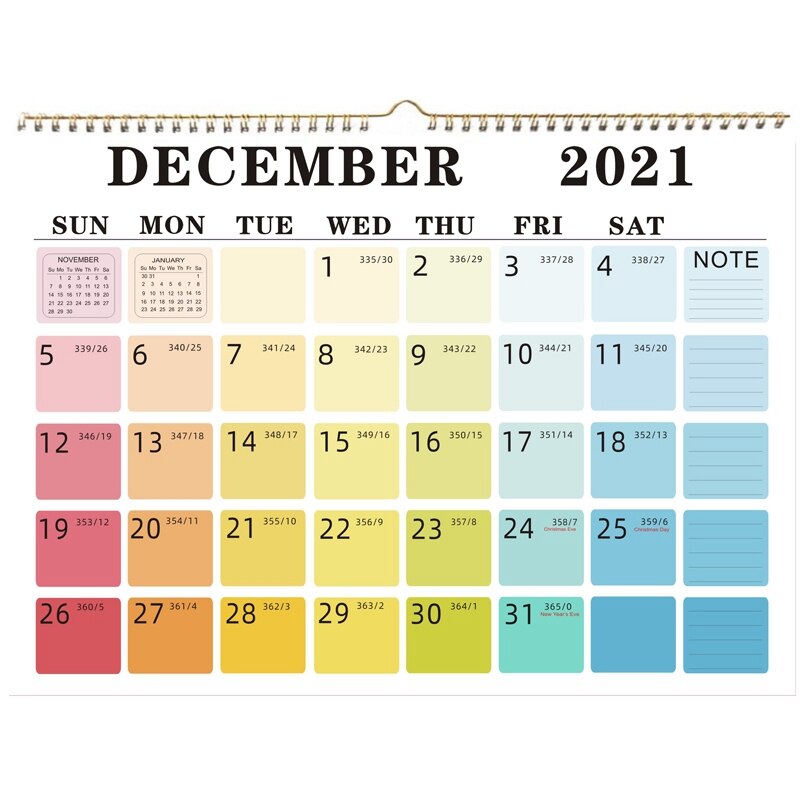 12 Monthly Wall Calendar with Thick Paper, 15.1inc... – Grandado