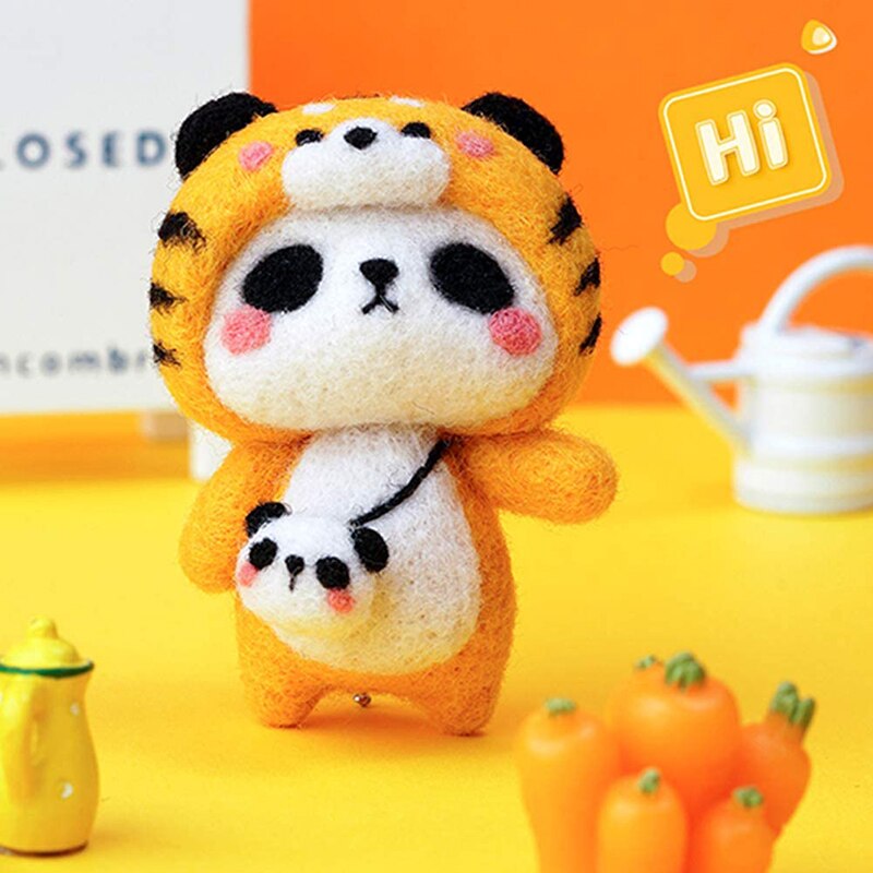 Imzay 3PCS Animals Wool Felting Kits Handmade Toy ... – Grandado