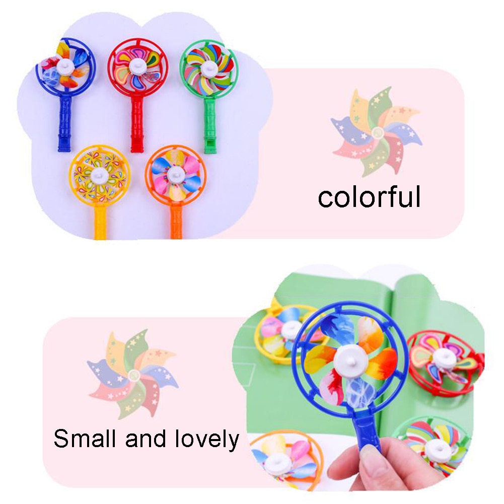 5Pcs Coloful Windmill Toy Whistle Musical Educatio... – Grandado