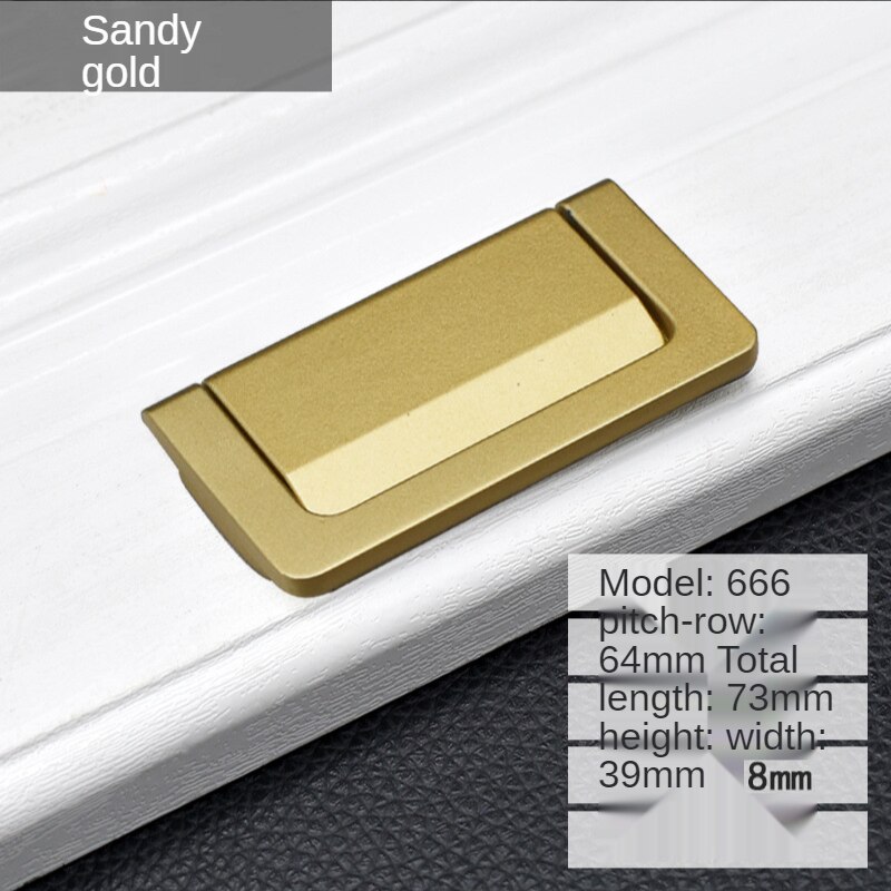 Bedside Table Concealed Buckle Flat Handle Exposed... – Grandado