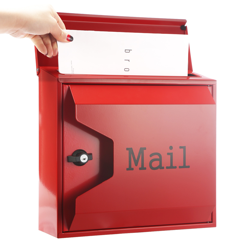 Retro Classic Rainproof Villas Mailbox Outdoor Loc... – Grandado