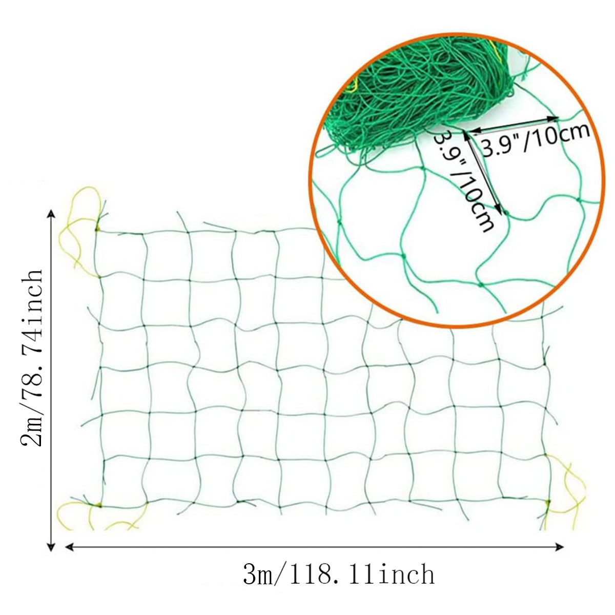 1 package Garden Grid Net for Climbing, Plant Clim... – Vicedeal