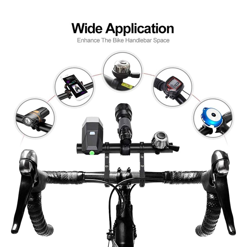 Universal Bike Handlebar Extender Set Double Clamp... – Grandado