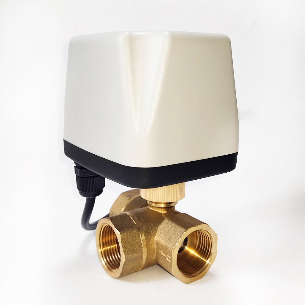 3 Way 3/4 Inch Electric Valve 24V, Motorized ball ... – Grandado