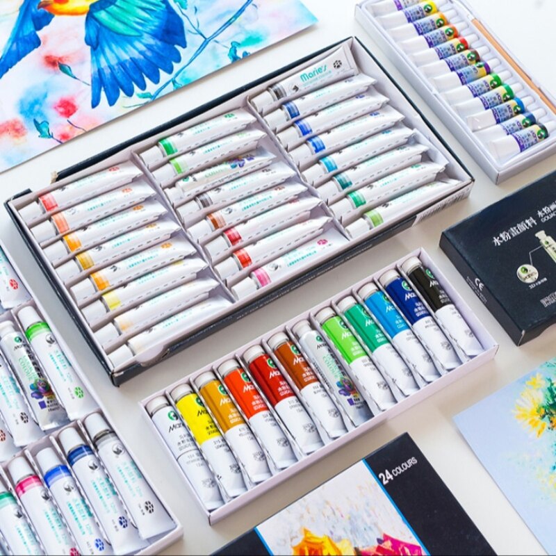 Gouache Paint Set Beginner Tool Children Horsepowe... – Grandado