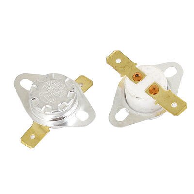 2 Pcs 160 Celsius Degree Normal Closed 250V AC 10A... – Grandado