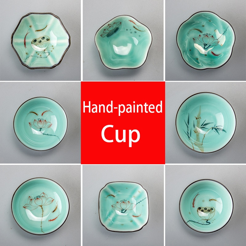 Chinese handicrafts Hand-painted tea cup,Kung Fu T... – Vicedeal