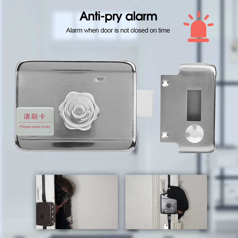 Electric Door Lock Stainless Steel ID Card Access ... – Grandado