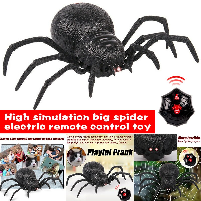 Scary Creepy Simulated Spider Remote Control Toys ... – Grandado