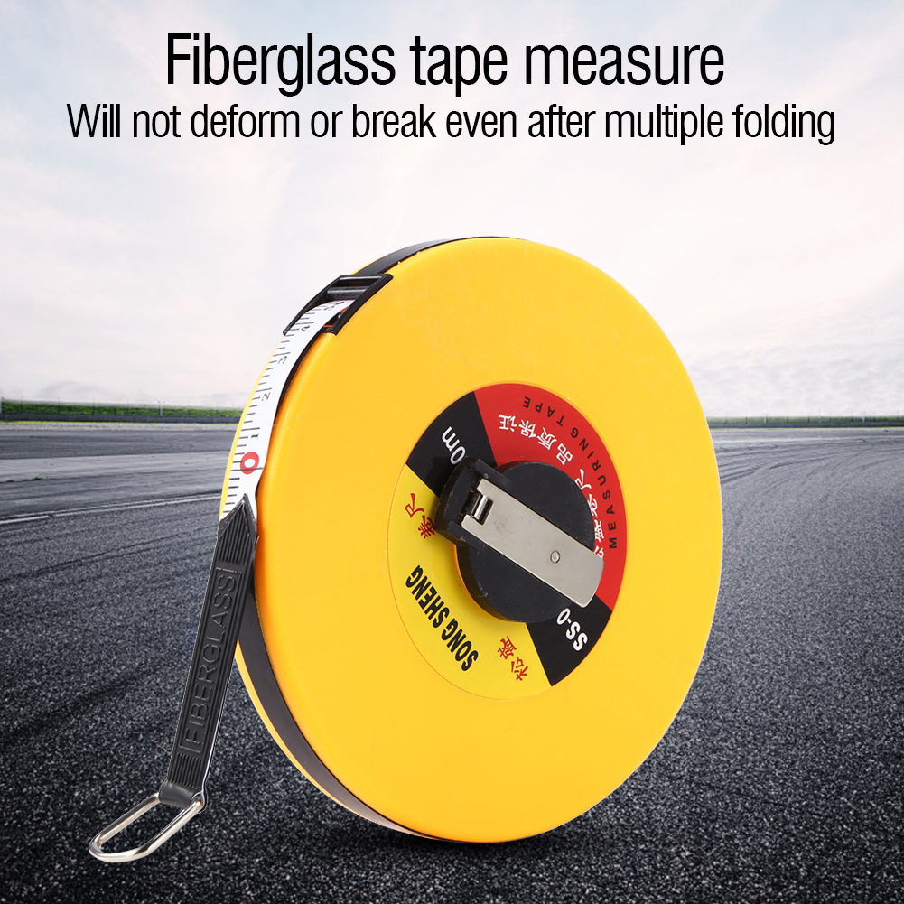 Fiberglass Soft Tape Measure Portable Body Height ... – Vicedeal