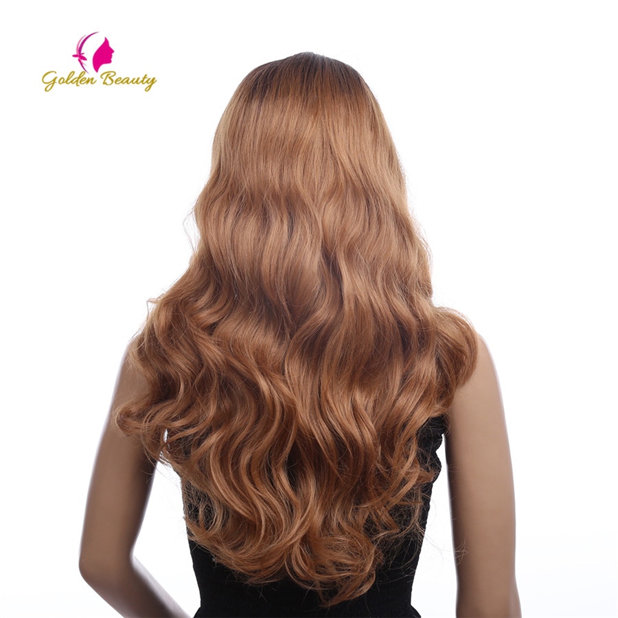 Golden Beauty 26 inches Long Loose Wave Wig Side P... – Grandado