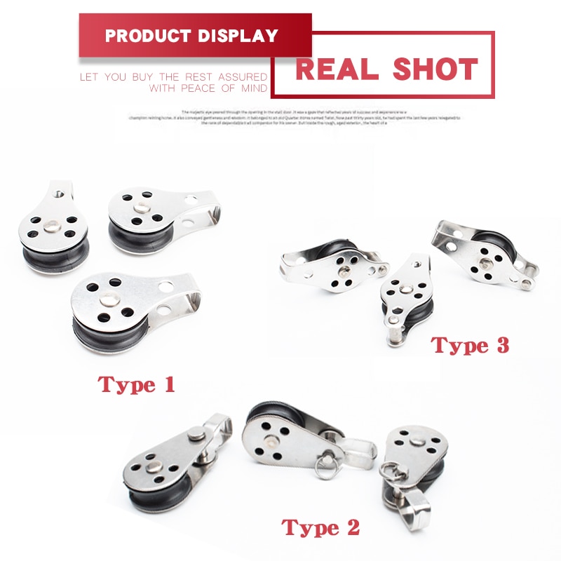 25mm Marine Boat Pulley Blocks Rope Stainless Stee... – Vicedeal