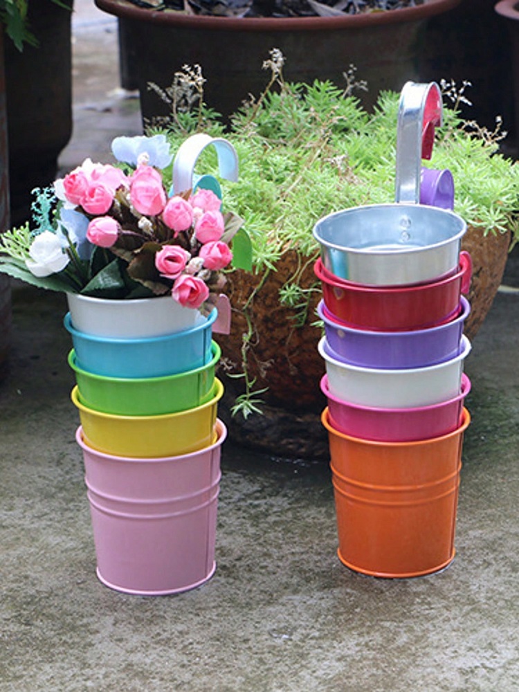 10 stk ferro pastoral varanda vasos, plantadores, ... – Vicedeal