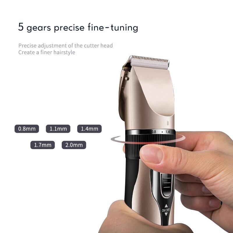 Quick Charge Hair Clipper for Men Fine Turning Ele... – Vicedeal