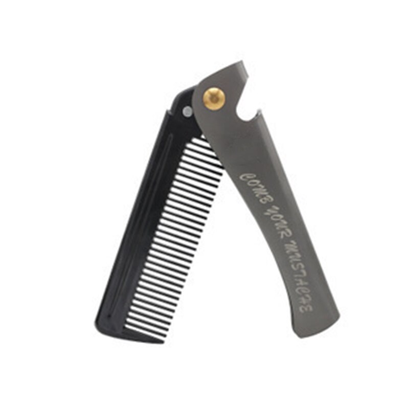 COSTWAY Folding Stainless Steel Combs For Men Oil ... – Grandado