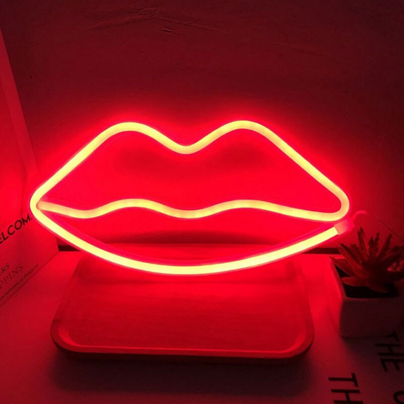 Crown Shape Neon Sign Party Wall Hanging Light USB... – Grandado