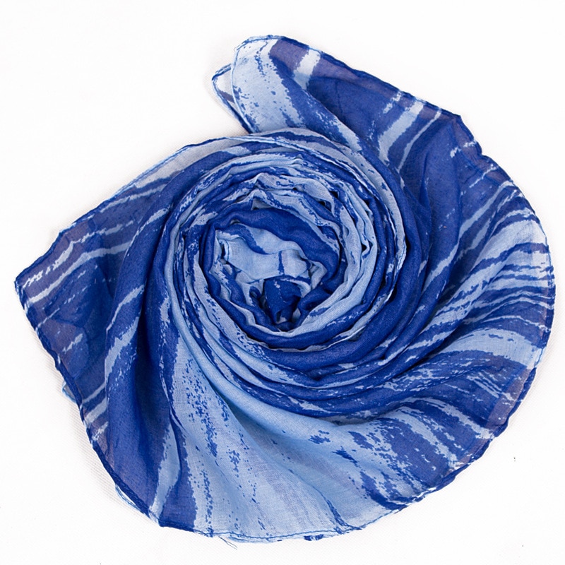 Lightweight Print Polyester Women Scarf Long Large... – Grandado