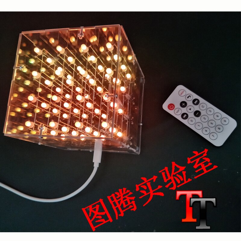 3D4 light cube / color light cube / music spectrum... – Grandado