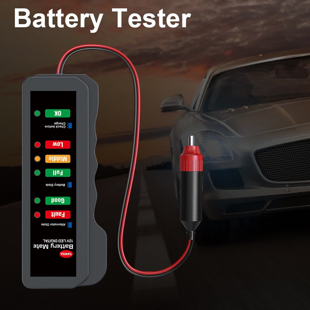 12V Auto Batterij Tester Belasting Digitale Analyz... – Grandado