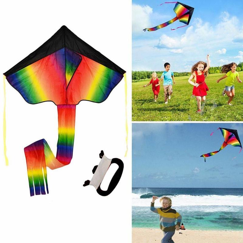 Cometa de arcoíris de una sola línea Hi Fly-Delta ... – Grandado