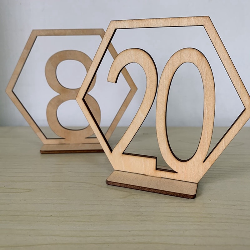 10 Uds. Signos De Madera 1-20 números, números de ... – Grandado