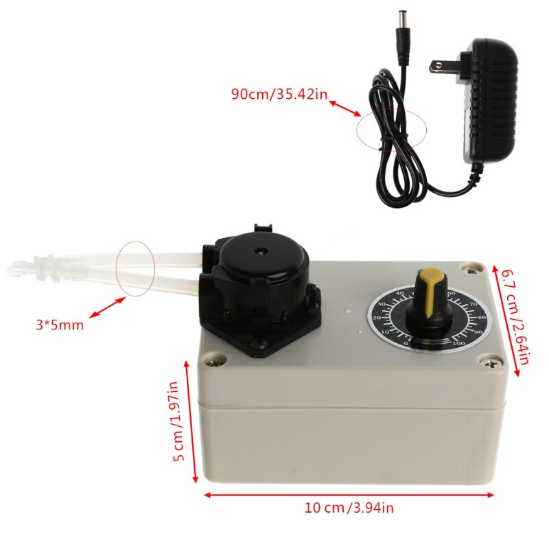 DC 12V Dosing Pump Speed Adjustable Peristaltic Pu... – Vicedeal