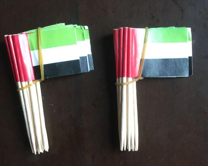 30 pcs VAE Vlag Toothpickers Geblokte Vlag Pickers... – Grandado