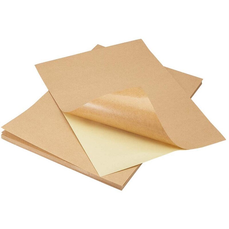 200 Sheets / Batch A4 Size Blank Kraft Paper Stick... – Vicedeal