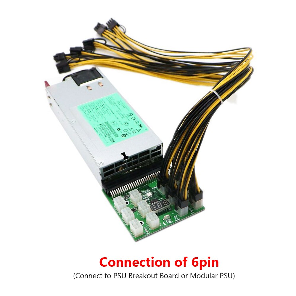 10PCS TISHRIC 50CM PCIE Riser 6Pin To 8Pin Cable m... – Grandado