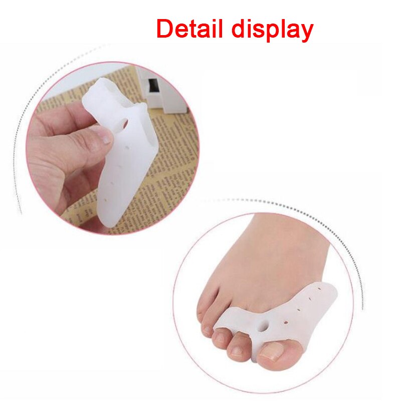 1Pair Silicone Gel Toe Straightener Thumb Valgus P... – Vicedeal