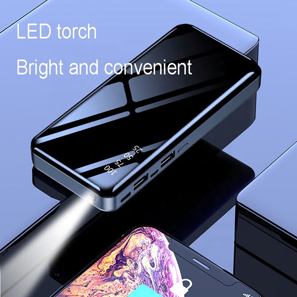 PINZHENG 20000mAh Power Bank Für iPhone Samsung Xi... – Vicedeal