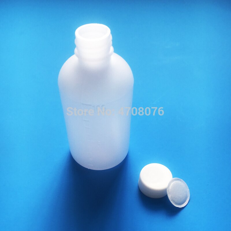 100 ml 20 stks/pak PE lab reagens fles met schaal ... – Grandado