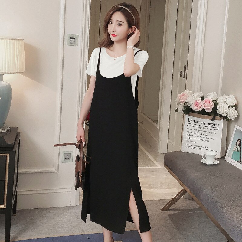 Roupa para grávidas 2020 coreano-estilo de comprim... – Grandado