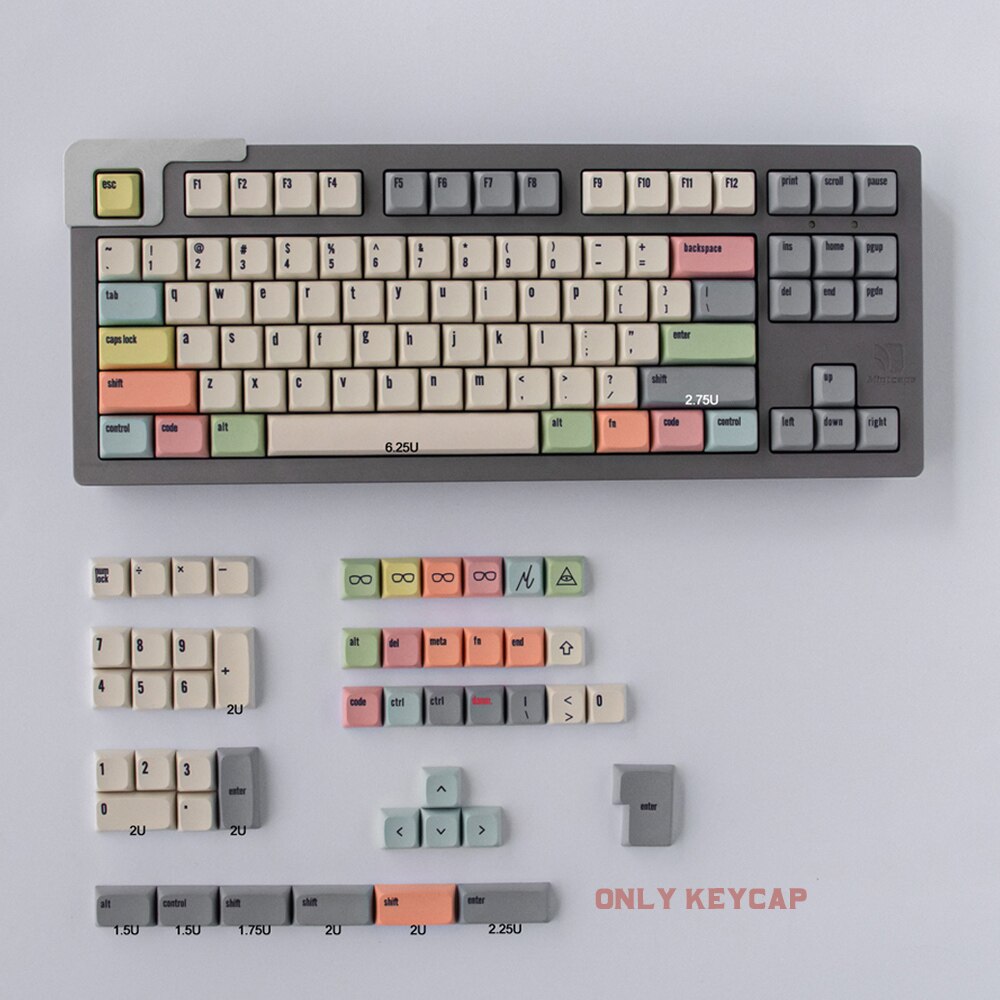 134 Keys XDA Profile Keycap PBT Dye-Sub Canvas Key... – Vicedeal