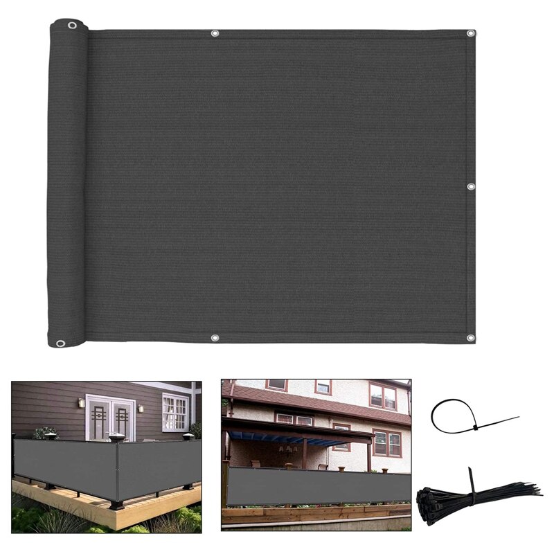 Balkon Privacy Screen Cover Mesh Voorruit Uv Besch... – Grandado