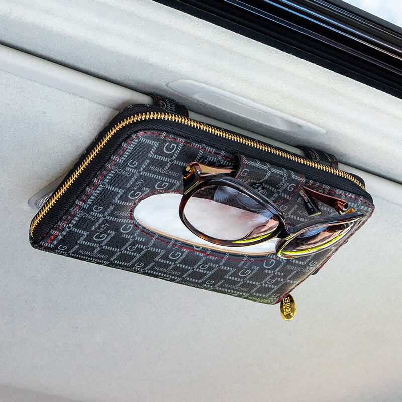 Car Tissue Box Napkin Multifunctional Sun Visor Ha... – Grandado