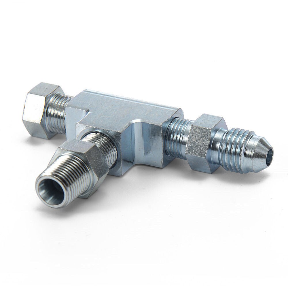 1/8 "NPT tot 4AN Adapter Fitting Tee 3 Way & Plug ... – Grandado