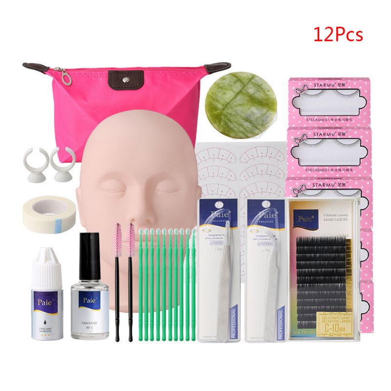 False Eyelash Extension Training Kit Exercise Prac... – Vicedeal