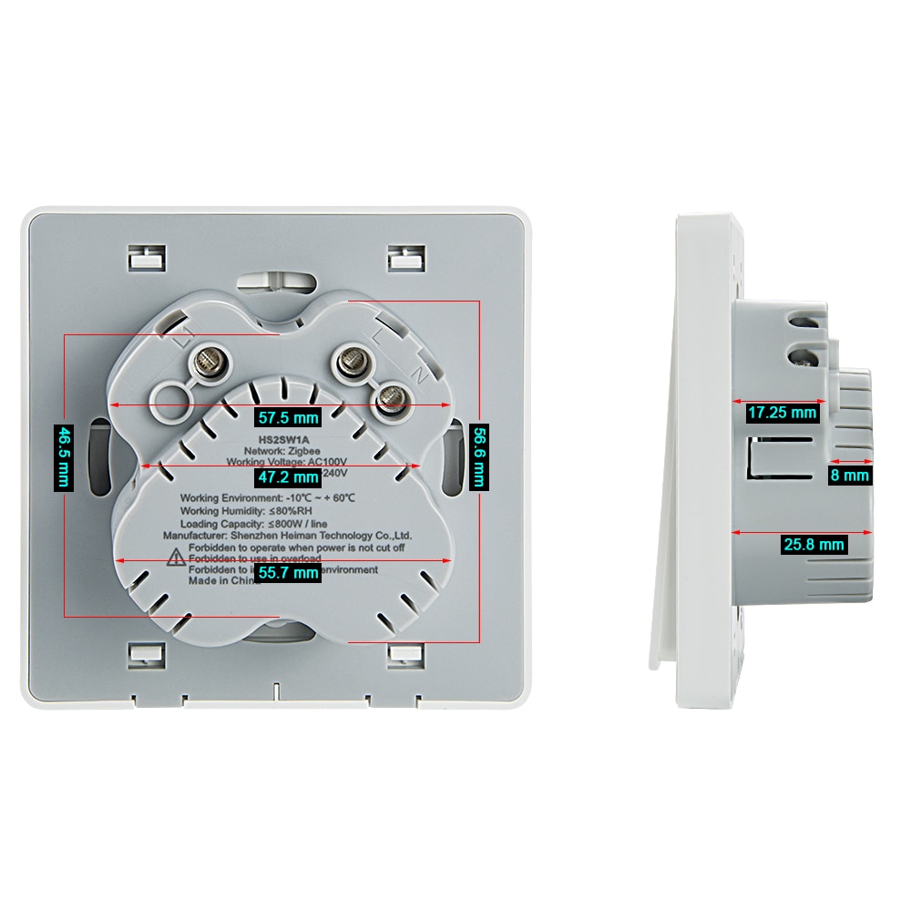 HEIMAN ZigBee Smart Switch Wand Neutralline live l... – Vicedeal