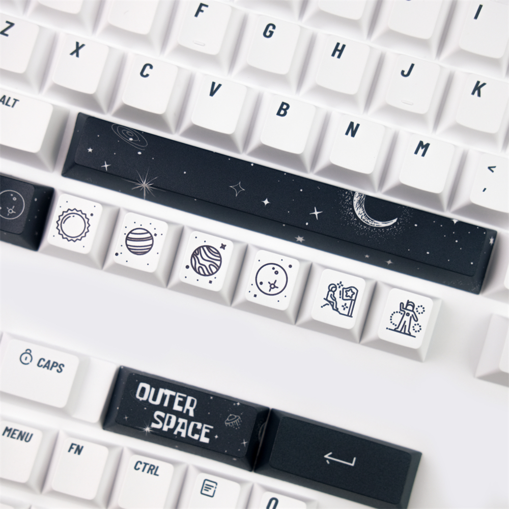 Minimalist 127Keys PC Man PBT Keycaps DYE-Sublimat... – Vicedeal