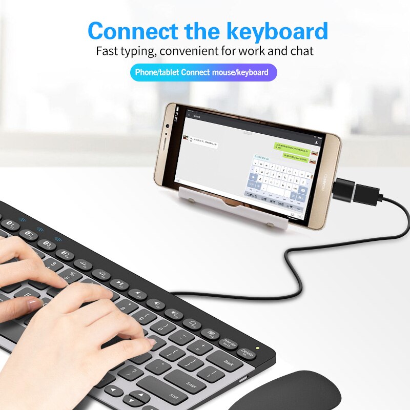 Fonken Otg Type C Naar Usb Adapter 2.0 Micro Usb T... – Grandado