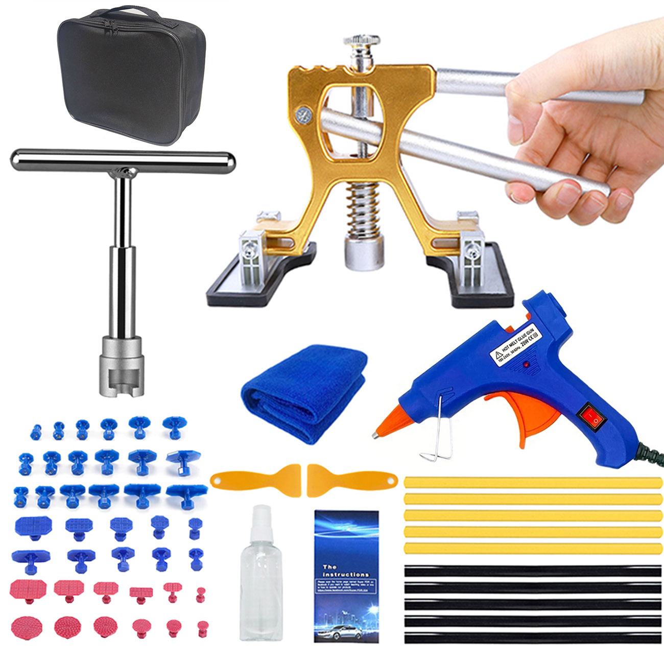 Bil bule reparation pladeværktøj automatisk juster... – Grandado