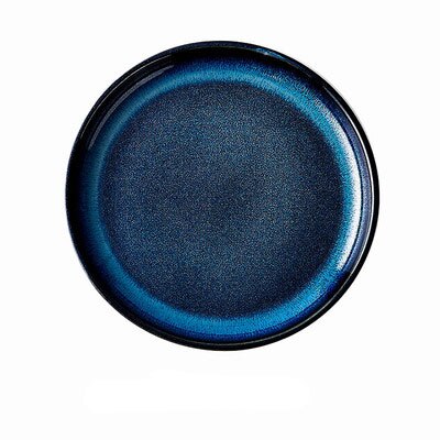 Japanese Kiln Glaze Deep Blue Dinner Plates 8inch ... – Grandado