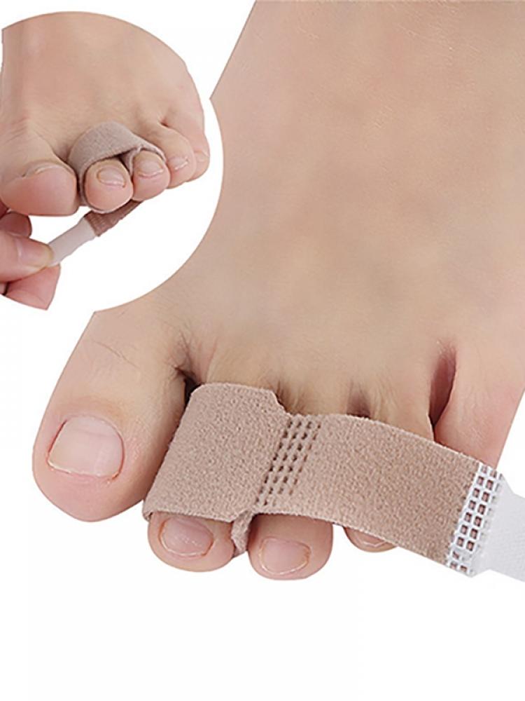 Broken Toe Wrap Fabric Toe Splint Toe Pad Bandage ... – Grandado