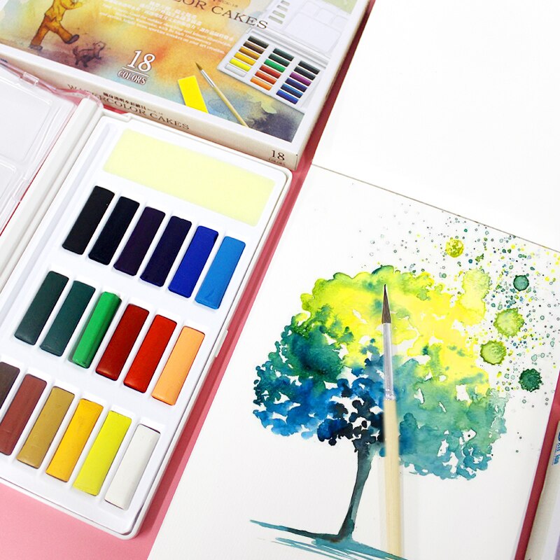 Simbalion Portable Solid Watercolor Art Transparen... – Grandado
