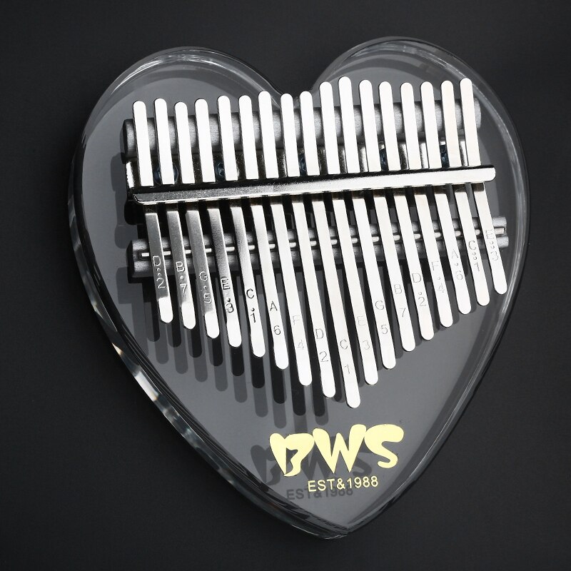 BWS EST&1988 17 Keys Kalimba Thumb Piano Transpare... – Vicedeal