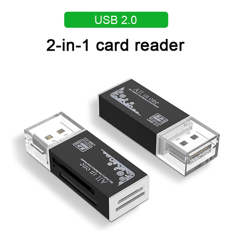 USB 2.0 All in 1 Multi Memory Card Reader Adapter ... – Vicedeal